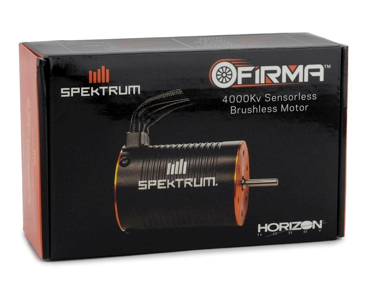 Spektrum RC Car / Truck Firma Sensorless Brushless Motor 4000Kv ...