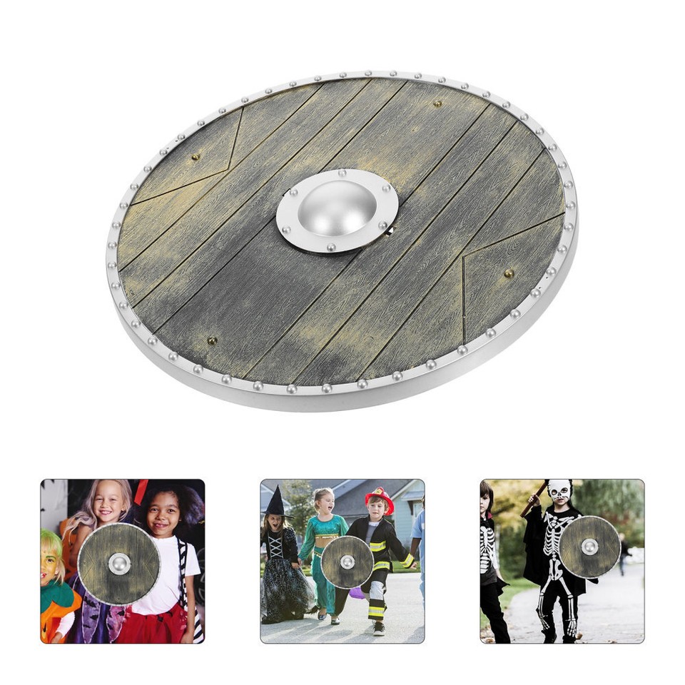 Viking Shield Costume Shield Plaything Vintage Shield Toy Plastic Round ...