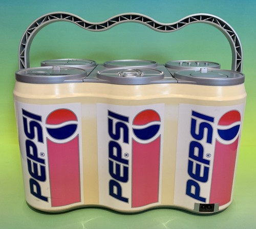 2/2 Rare Vintage Pepsi Japan Promo Portable Speakers Boombox CD Player ...