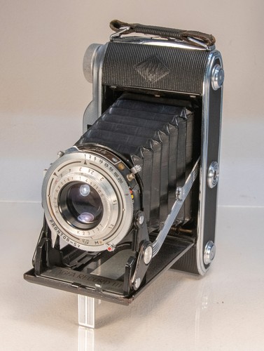 Agfa Record III 6x9 Folding Camera Apotar f/4.5 105 mm - READ DETAILS ...