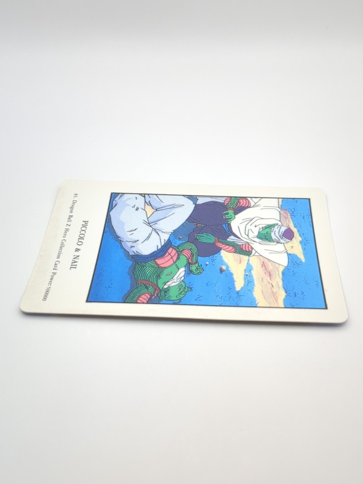 Piccolo & Nail #81 Dragon Ball Z Hero Collection Card Amada 1990s TCG ...