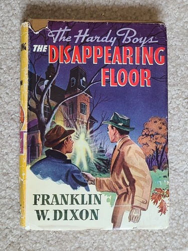 Hardy Boys # 19 The Disappearing Floor 1948 Yellow Spine HC/DJ Gretta ...