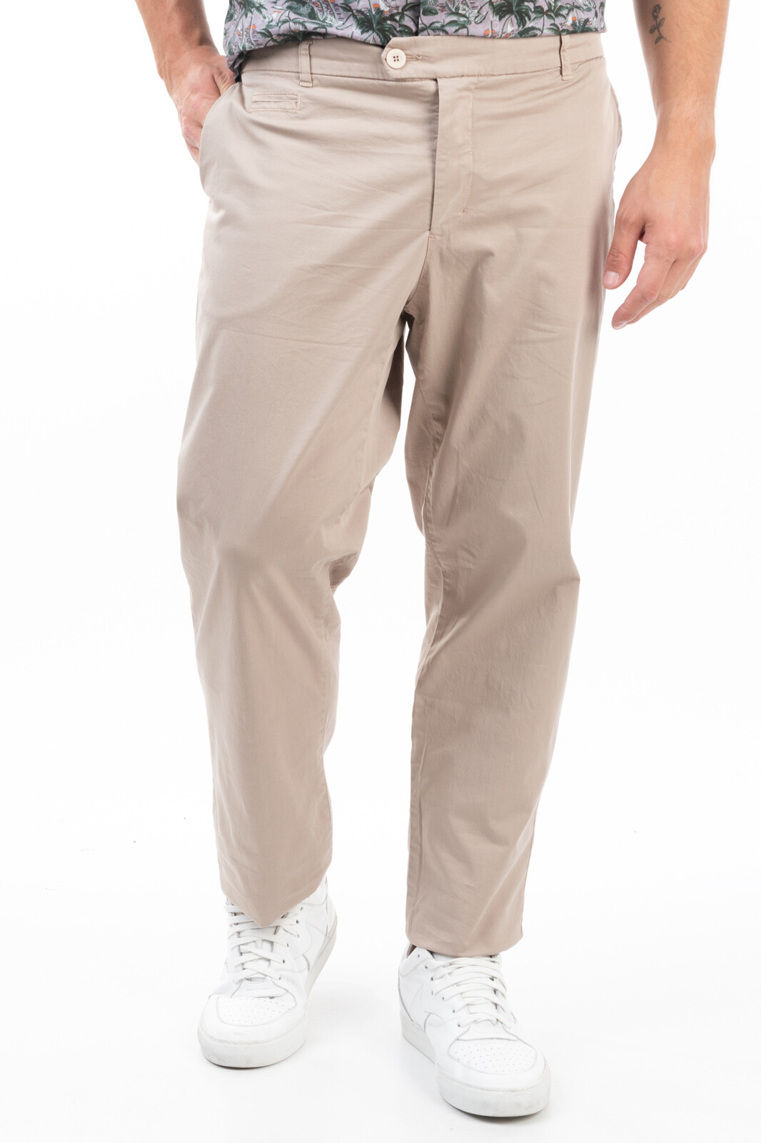 RRP €105 ALPHA STUDIO Chino Trousers Size IT 54 Garment Dye Made in ...