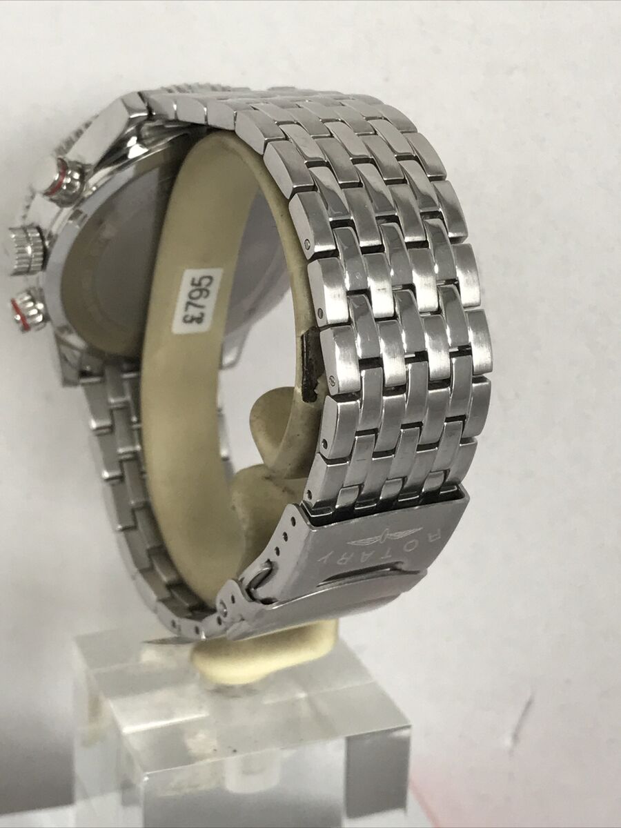 Rotary Men's Chronograph Chronspeed Stainless Steel Bracelet Rotary Men's Chronograph Chronspeed Stainless Steel Bracelet