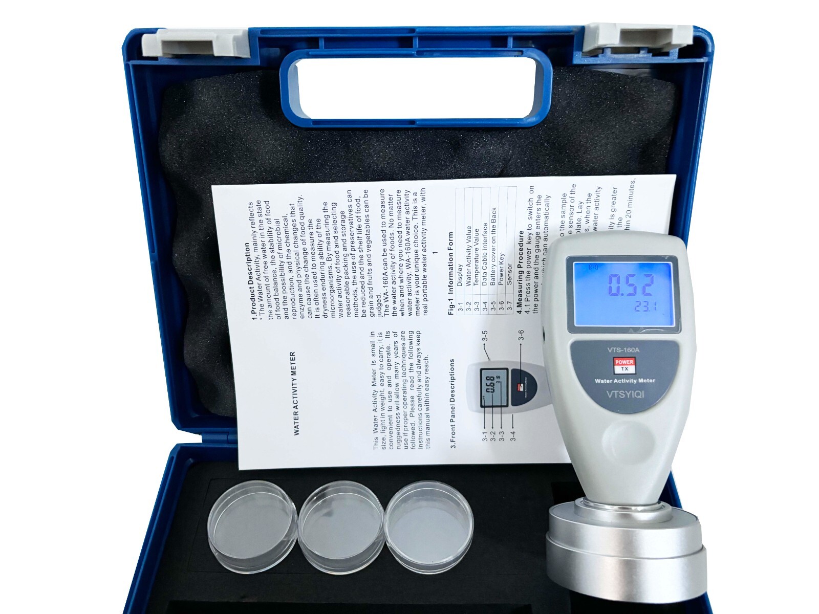 Water Activity Measuring Instrument with Bluetooth Data Adapter For ...