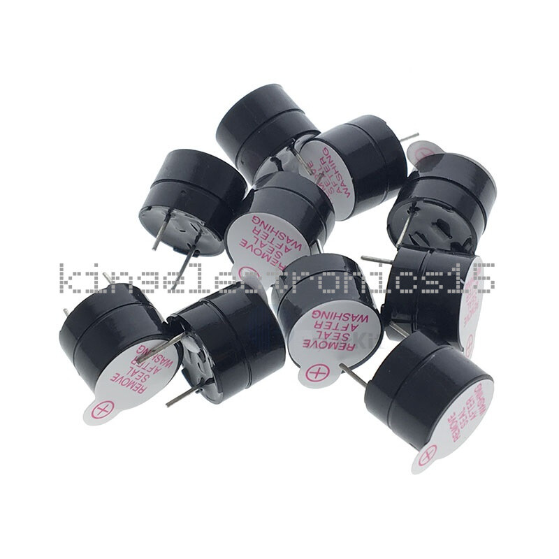 10Pcs NEW Active Buzzer 3V 12mm Magnetic Long Continous Beep Tone Alarm ...
