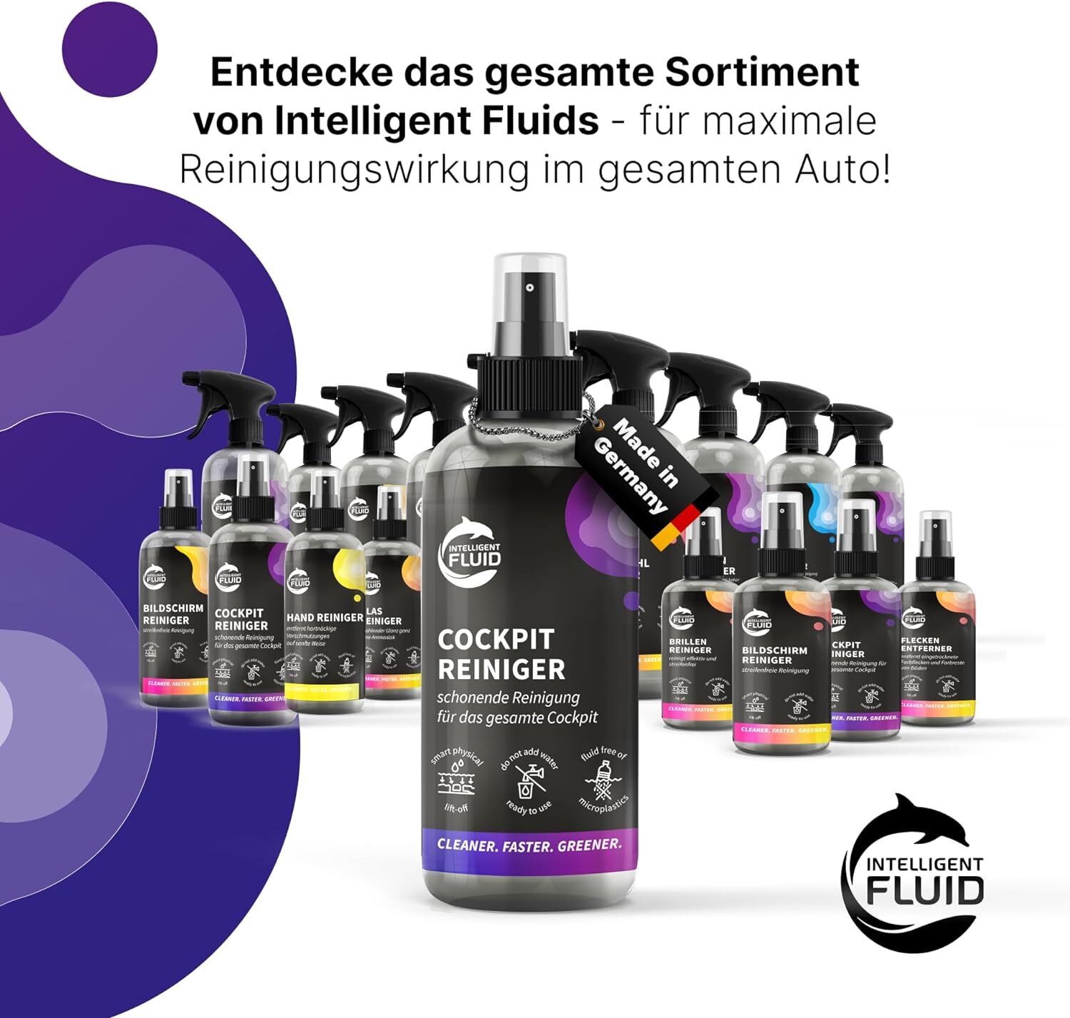 Intelligent Fluids | Auto Innenraum Reiniger Spray - Intensiver Cockpit ...