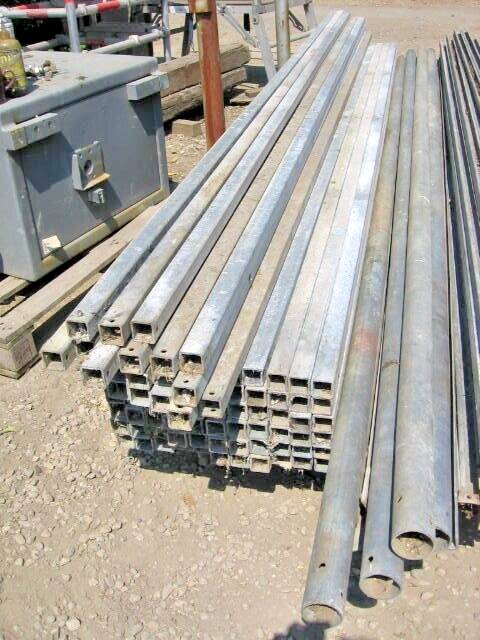1.. PIECE OF GALVANISED - BOX SECTION approx 40X40 X 3 X 3150 LONG ...