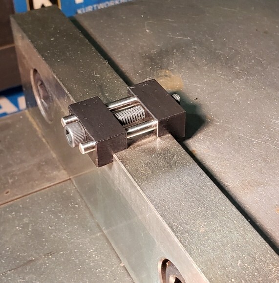 Vise jaw work stop locator for milling vises. Fits jaw 3/8"-1" Made in ...