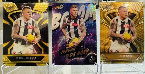 Jordan De Goey Hobby Boom, Gold & Team Dragon Luminous AFL Select ...