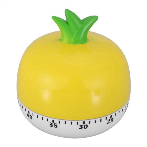 (Yellow)Mechanical Cooking Timer Manual Vegetables Shape Counters For ...