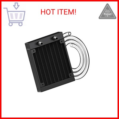 Clyxgs Water Cooling Radiator, 8 Pipe Aluminum Heat Exchanger Radiator ...