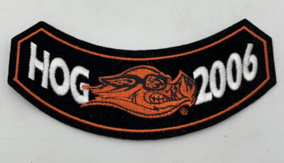 Harley Davidson HOG Patch 2006 Cloth Embroidered H.O.G. Owners Group 20 ...