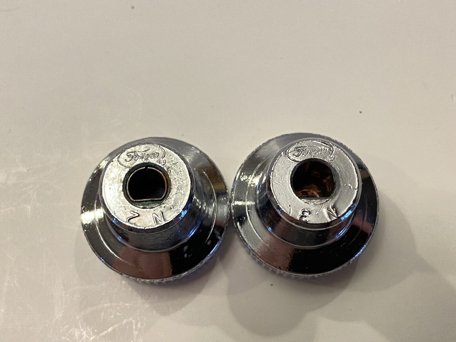 1968 NOS FORD GALAXIE 500 XL CUSTOM LTD CHROME RADIO KNOBS ORIGINALS | eBay