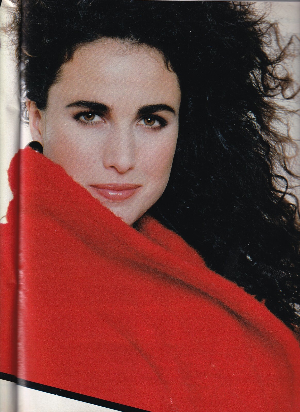 GRAZIA ITALIA 1986 ANDIE MACDOWELL KIM ALEXIS MARIA JOHNSON FURS FAMKE ...