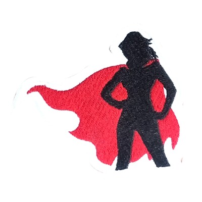 Feminist patch, Lady superwoman patch Embroidered Iron on Sew on Patch ...