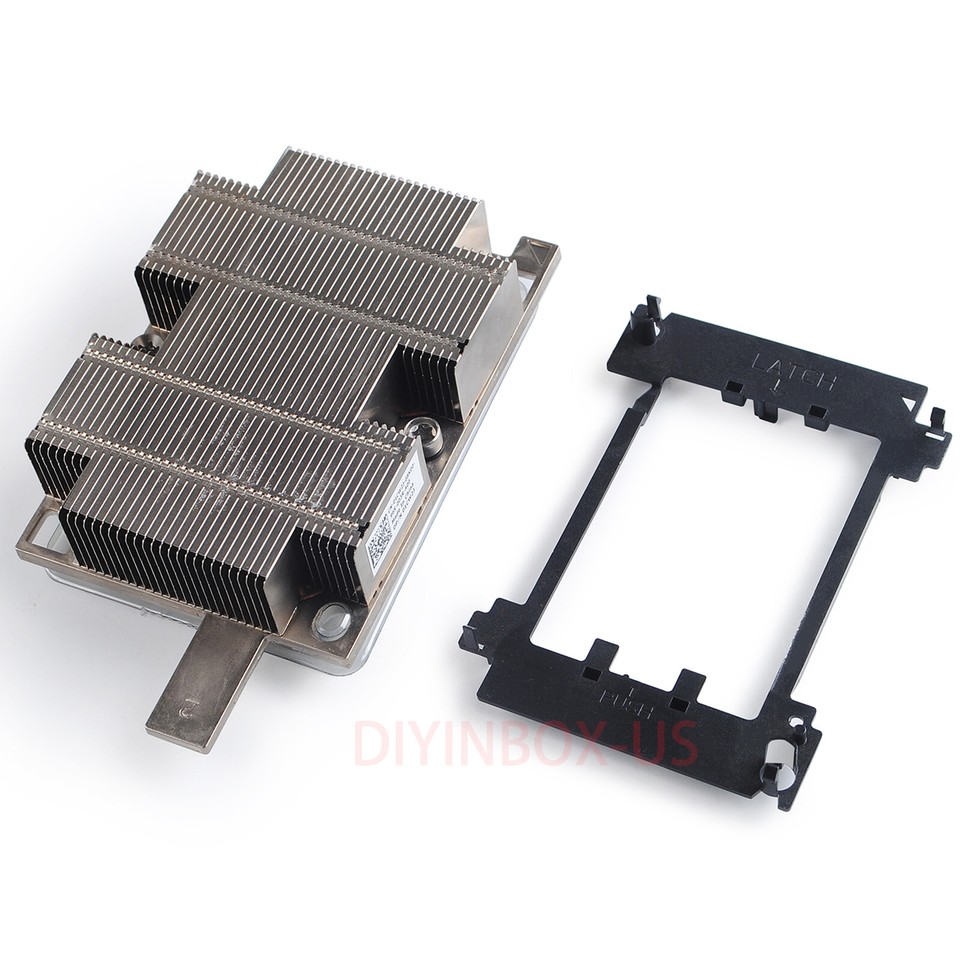 New For Dell R440 2nd CPU Upgrade Kit Heatsink 01CW2J Fans 0NW0CG Cage ...