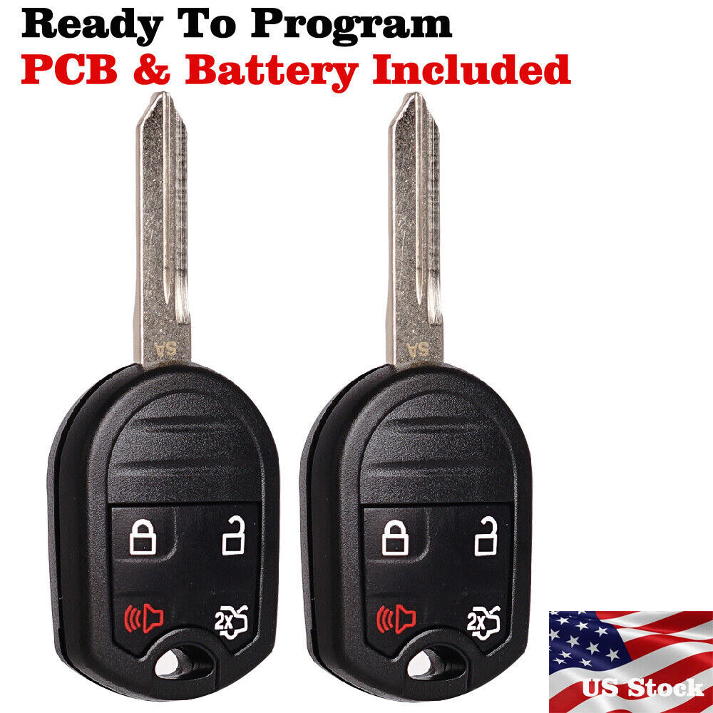 2 For 2010 2011 2012 2013 2014 Ford Mustang Keyless Entry Remote Car ...