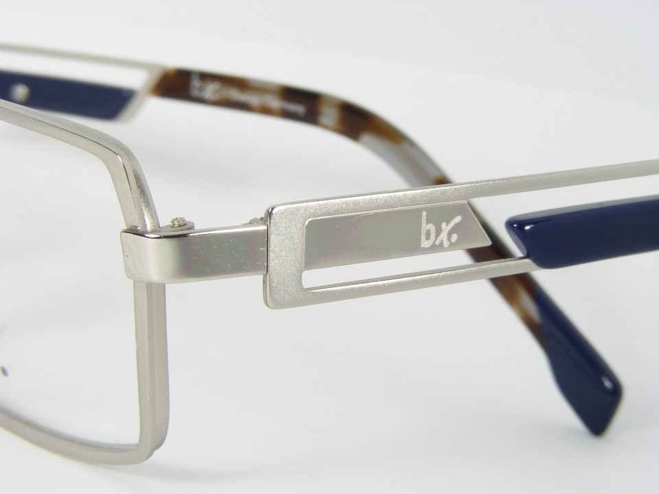 bx. BX-319 Col.1 SILVER EYEGLASSES GLASSES FRAME 54-18-140mm Design ...