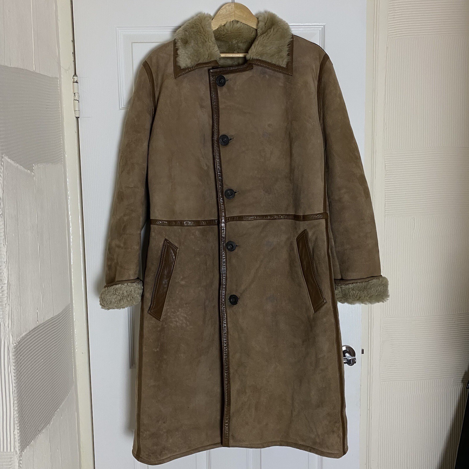 Vintage Mc Douglas Paris Genuine Sheepskin Fur Lined … - Gem