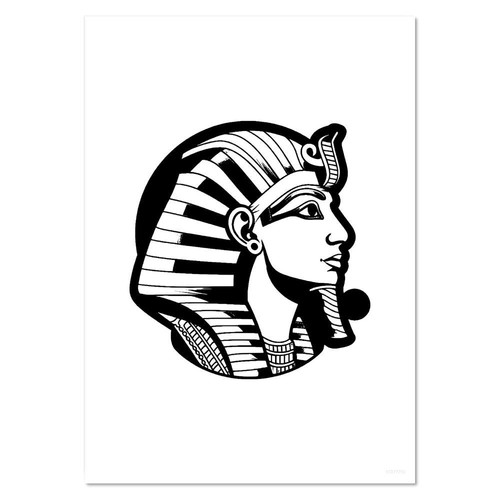 'Egyptian Pharaoh Side View' Wall Posters / Prints (PP047179) | eBay UK