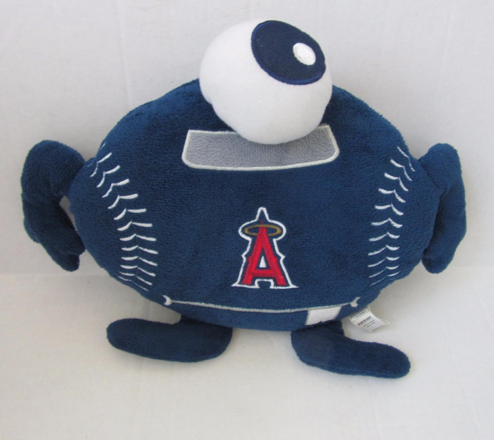Angels Baseball Blue Plush Pillow Soft Toy Stuffed MLB Ball Souvenir ...