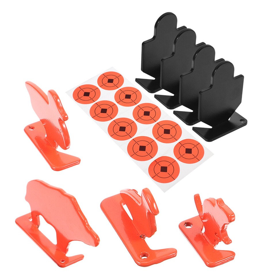 8pcs Stainless Steel Targets Small Duck Rat Pig Human Shaped Targets ...