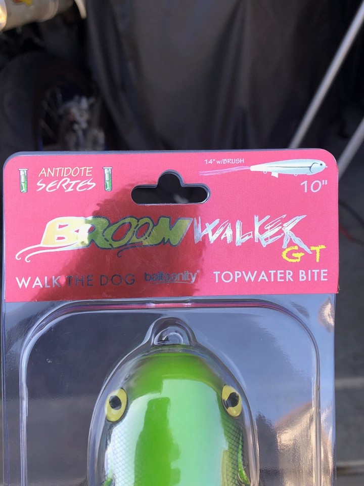 Baitsanity Antidote Series 10in. Broomwalker Gt Topwater Bite - 14in. W/Brush | eBay