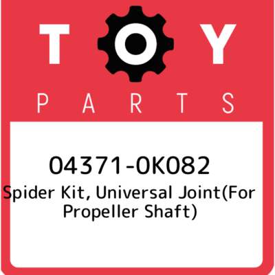 04371-0K082 Toyota Spider kit, universal joint(for propeller shaft ...