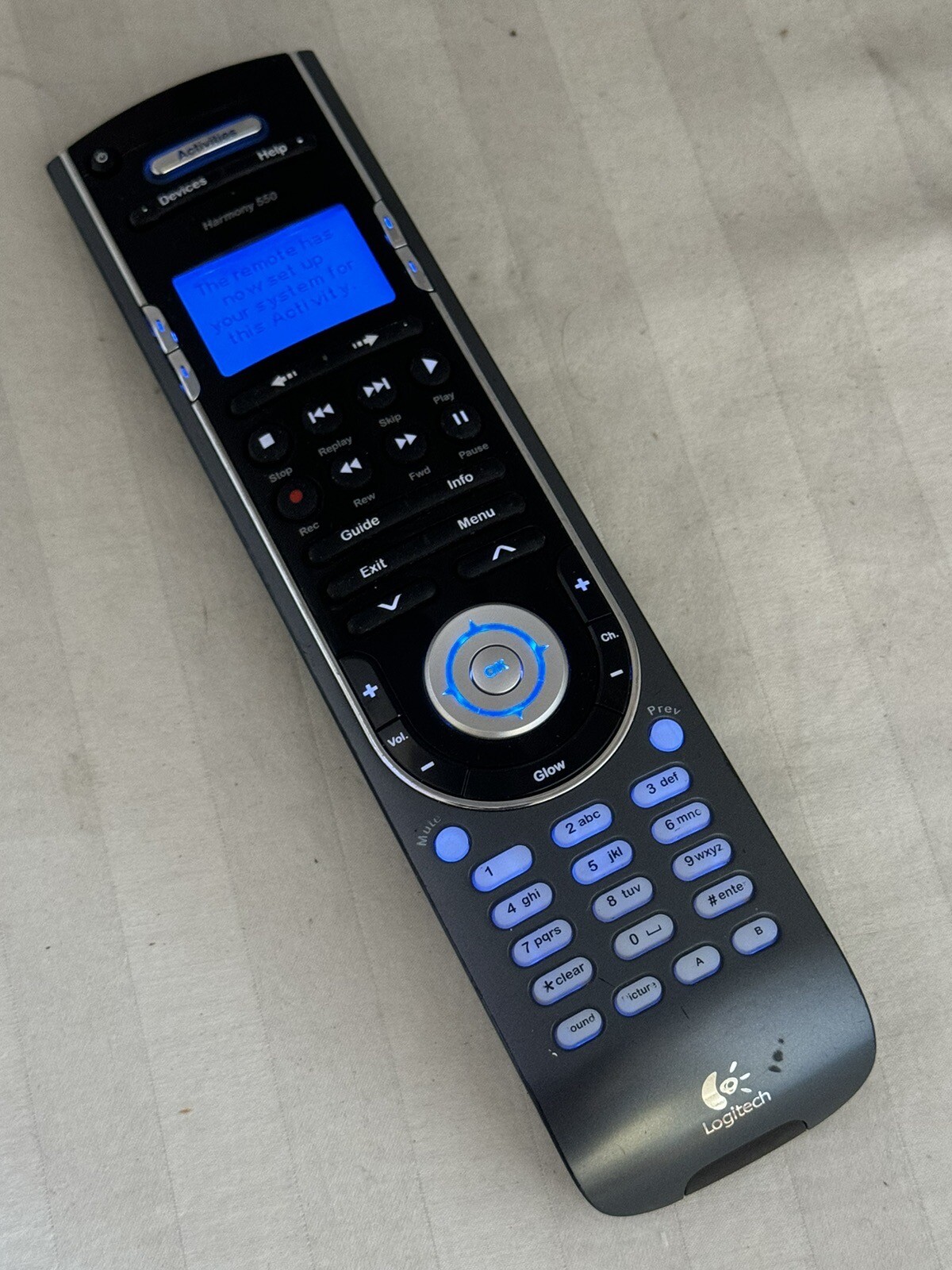 GENUINE LOGITECH HARMONY 550 ADVANCED UNIVERSAL REMOTE | eBay