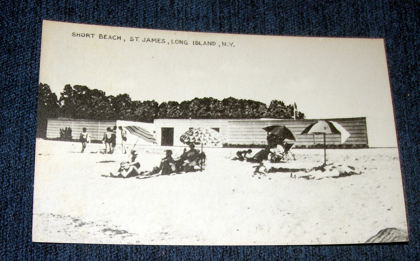 1947 Short Beach ~ St. James, Long Island, NY Post Card Black & White ...
