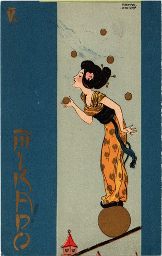 PC KIRCHNER, ARTIST SIGNED, MIKADO, ART NOUVEAU, D 14-5 (b48491) | eBay