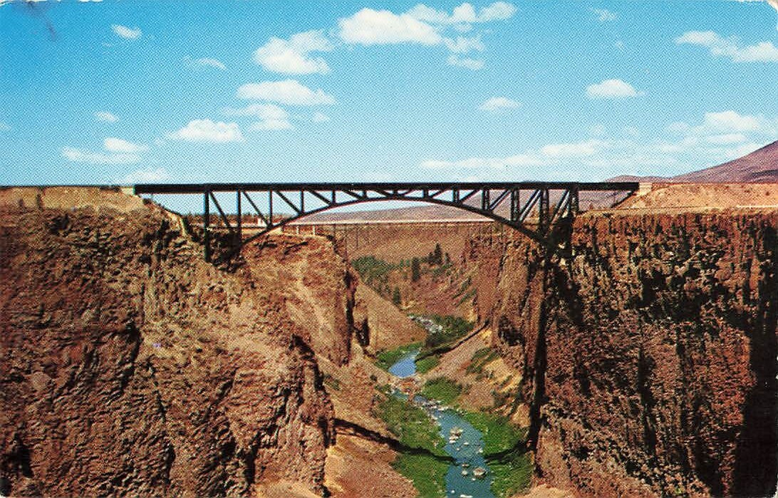 Postcard Crooked River Bridge Highway 97 Central Oregon OR | eBay