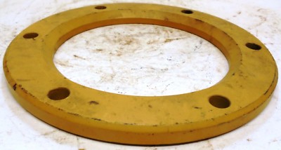 YELLOW FLANGE, OD 7 3/4'', ID 6 3/4'', THICKNESS 3/8'', 1/2'' HOLE DIAM ...