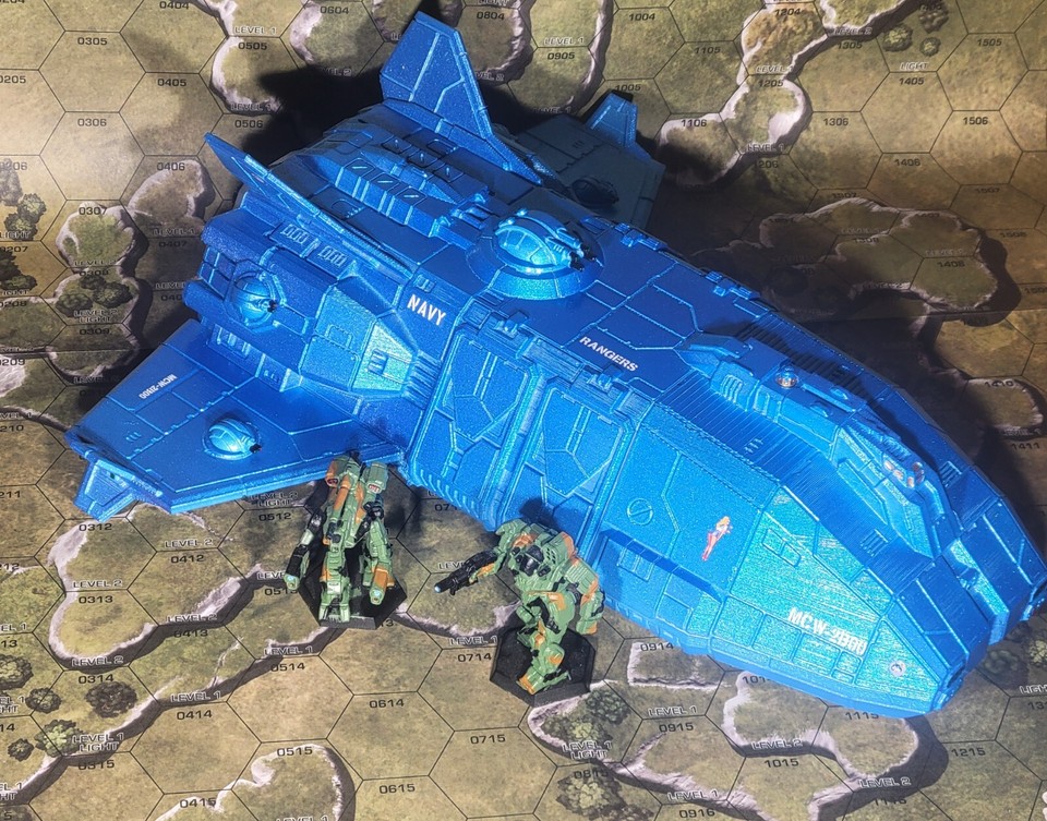 Battletech Mechscale Leopard Dropship Ultimate IS Mercenaries Lance ...