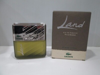 LAND LACOSTE Profumo Uomo Eau de Toilette 50ml splash -Vintage | eBay