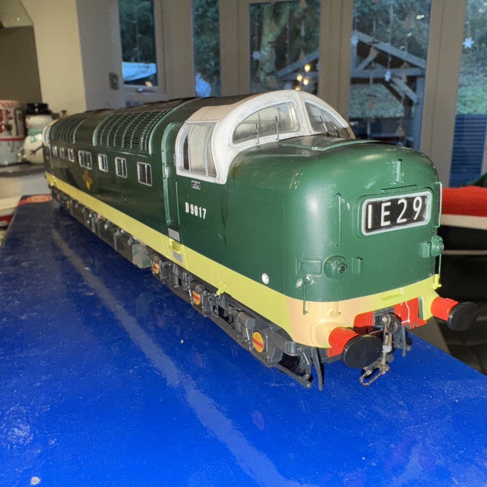 Heljan O Gauge Class 55 Deltic BR Green Diesel Locomotive | eBay UK
