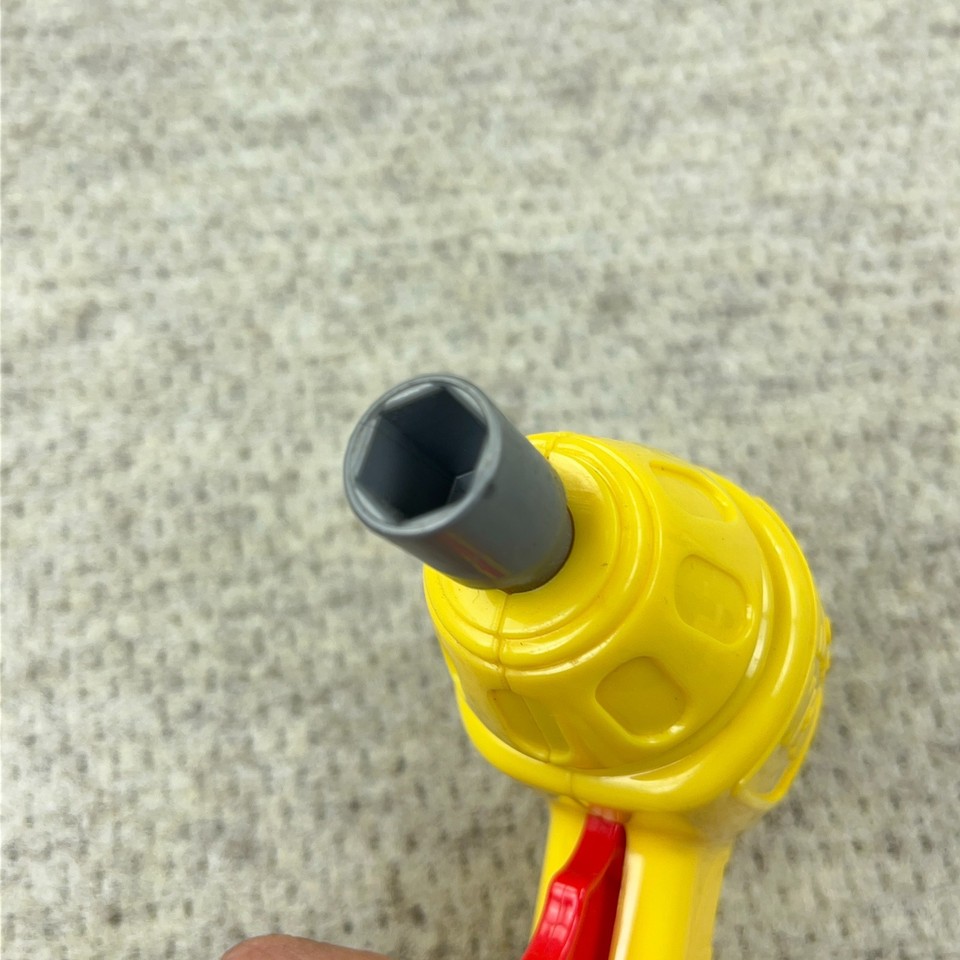 Vintage Disney Handy Manny Yellow Impact Drill Tool Pretend Play Toy ...