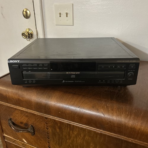 Sony cdp-ce215 compact disc 5-disc cd changer-tray/carousel-tested and ...