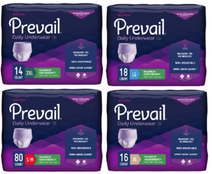 Prevail Daily Women's Incontinence Underwear Pull-Up Diapers, Maximum S ...
