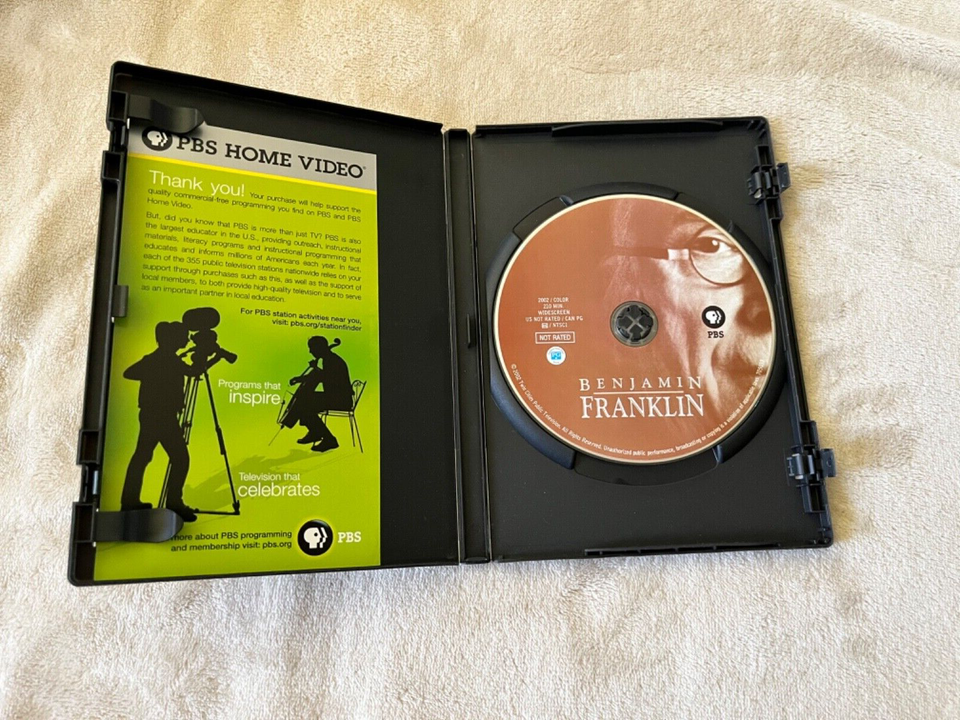 PBS DVD Video Benjamin Franklin | eBay