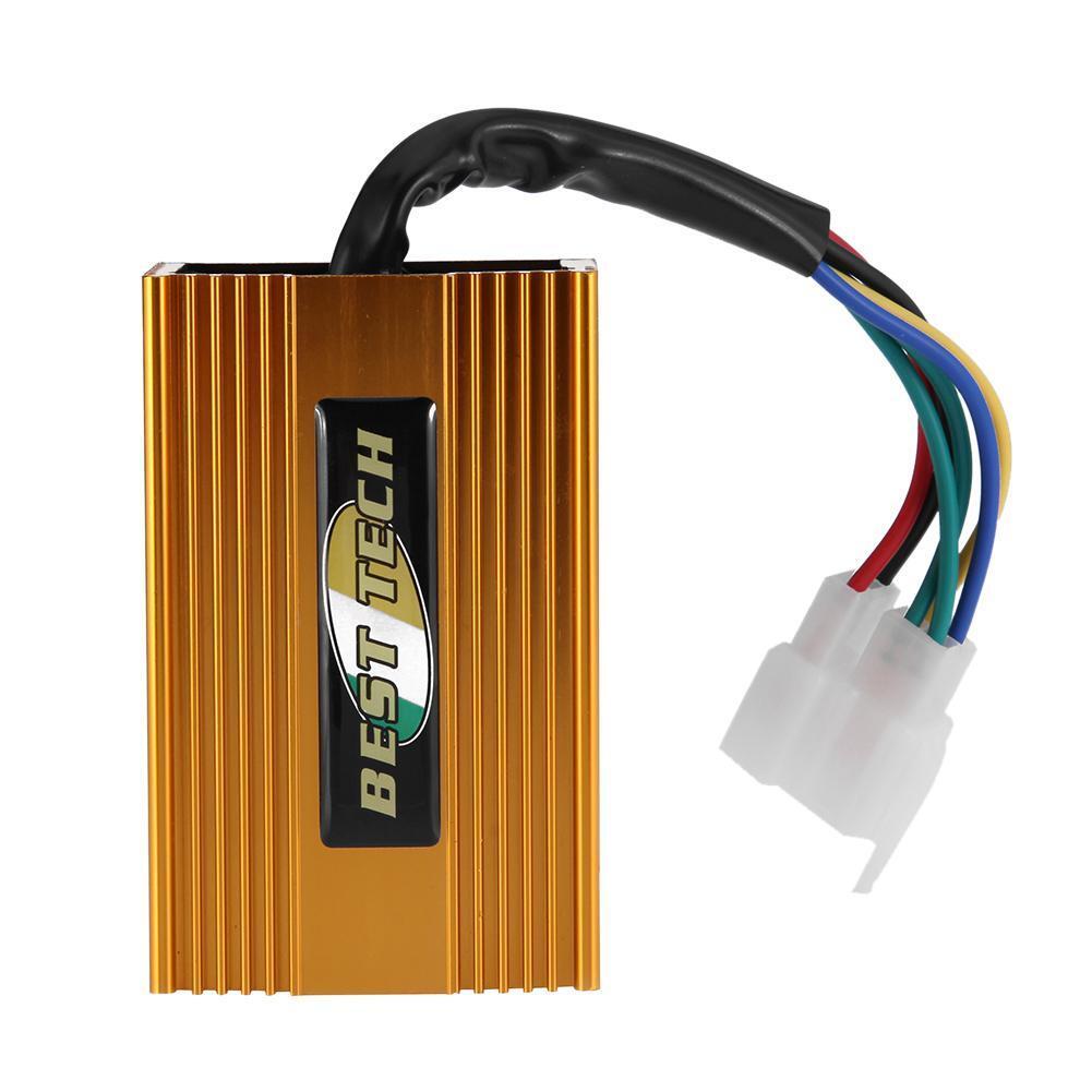 6Pin Racing DC CDI for CG125 150 200 250cc Dirt Pit Bike ATV Quad Buggy ...