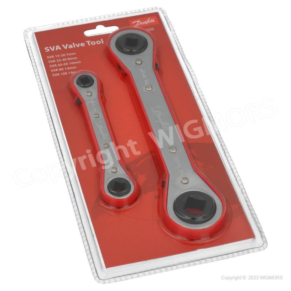 Service hand tool Danfoss 7/8/10/14 mm for SVA 15-20;25-40;50-65;80-100 ...