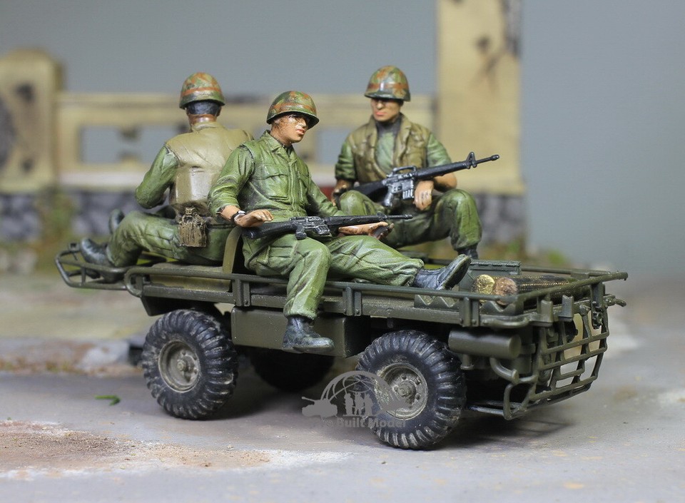 (Pre-Order) USMC M274 Truck Mechanical Mule w/ 03 Marines 1:35 Pro ...