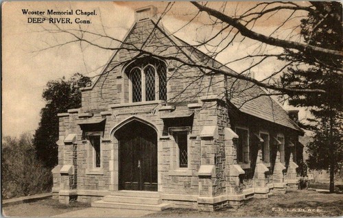 1920'S. DEEP RIVER, CONN. WOOSTER MEMORIAL CHAPEL. BY E.R. LAPLACE ...