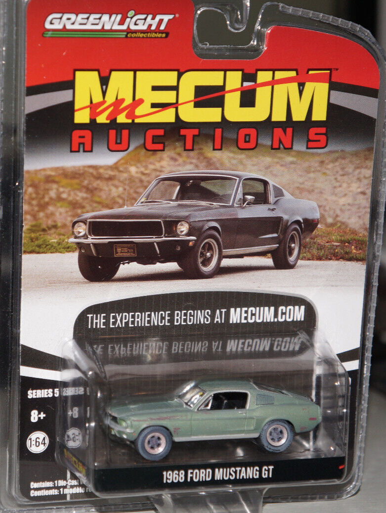GREENLIGHT MECUM AUCTIONS - STEVE McQUEEN BULLITT 1968 FORD MUSTANG GT ...