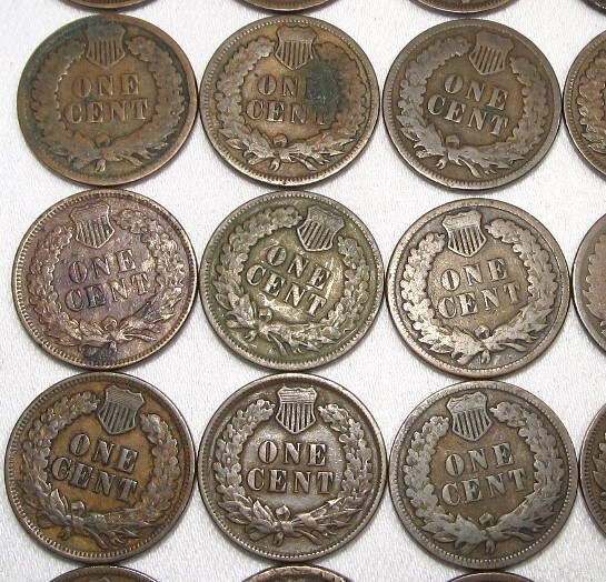 Indian Cent Collection 40 Different Dates 1859-1909 AN464 | eBay