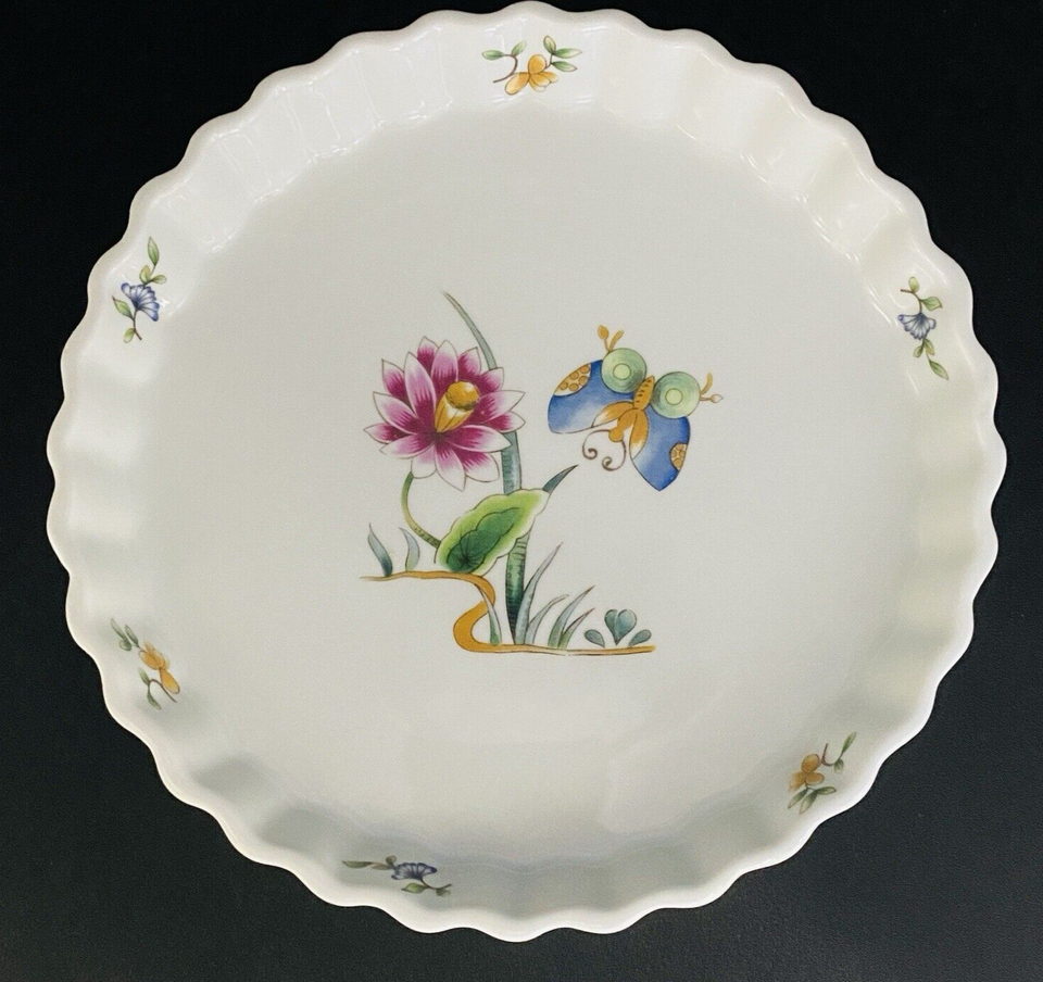 Louis Lourioux Le Faune Baking Tart Quiche Flan Dish Lilly Butterfly ...