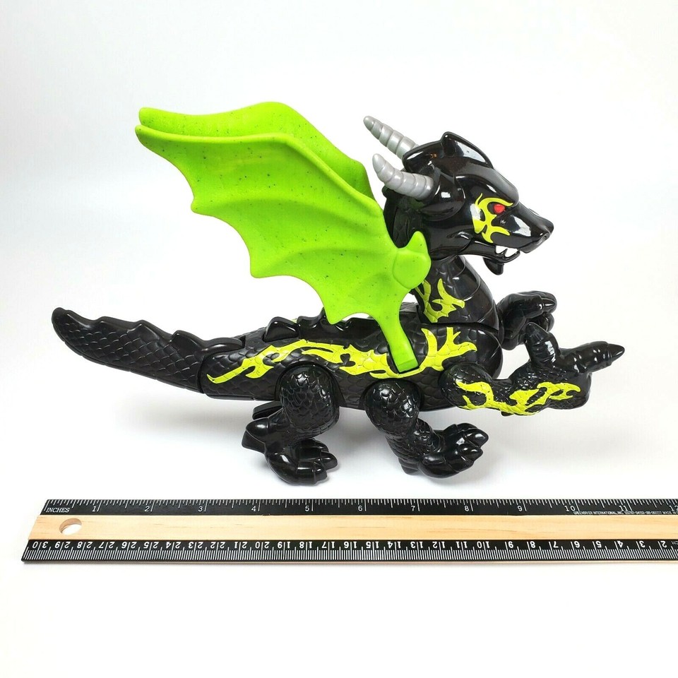 Fisher Price Imaginext Black Green Ninja Dragon Figure | eBay