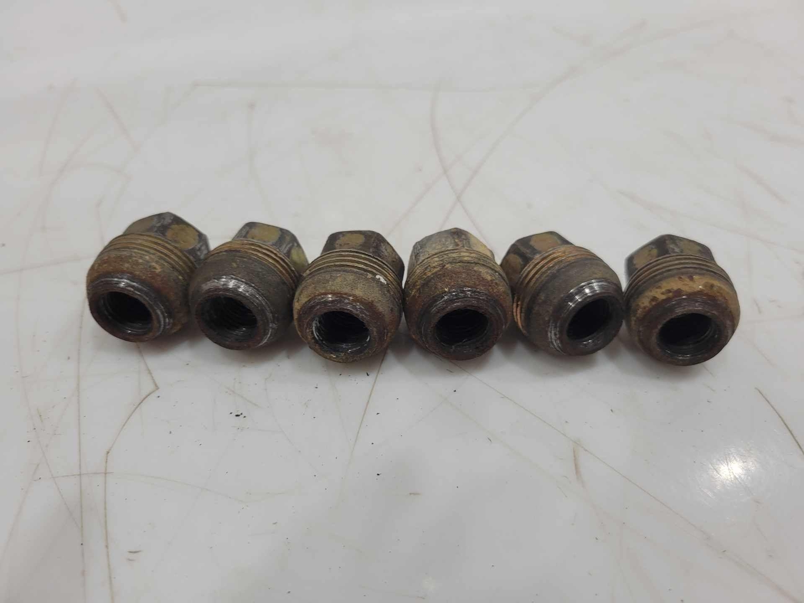 90 - 98 Chevy C/K 1500 2500 3500 Steel Wheel Lug Nuts - 6 OEM 9595175 ...